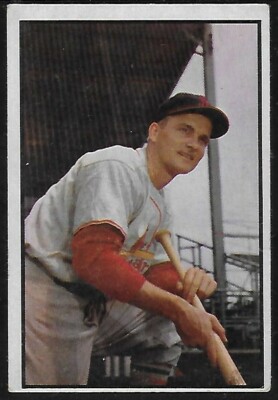 1953 Bowman Color High #142 Larry Miggins RC St. Louis Cardinals ...