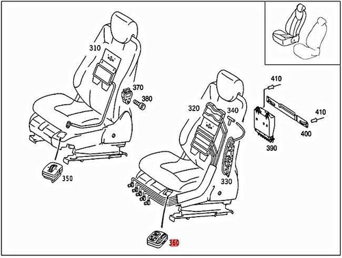 Genuine MERCEDES BBDC V251 C215 C219 R230 Switch 21587000107C45 | eBay