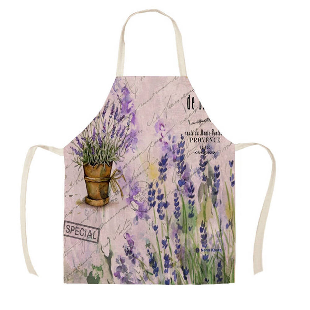Lavender Linen Apron | eBay
