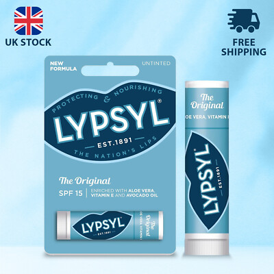 Lypsyl Original Lip Balm 42g Beeswax Free Deeply Hydrates Dry Lips ...