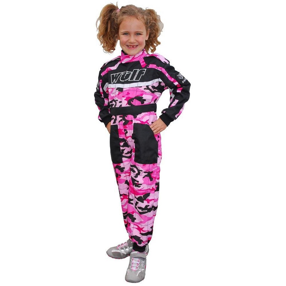 Wulfsport Childrens Kids Motocross Camo Race Suit KART Off Road Quad ...