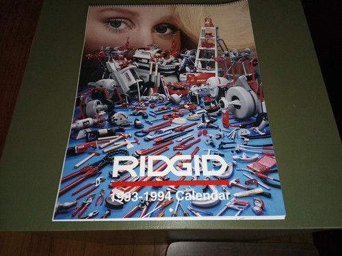 RIDGID Tool 1993-1994 Pin-up Swimsuit Wall Calendar. Mint condition. | eBay