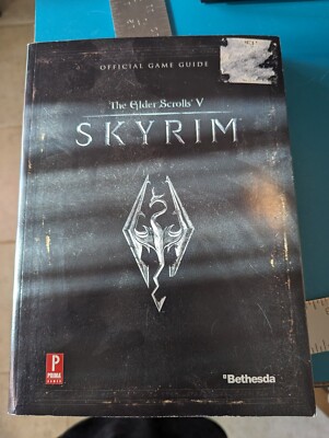 Elder Scrolls V Skyrim Prima Official Strategy Guide With MAP | eBay