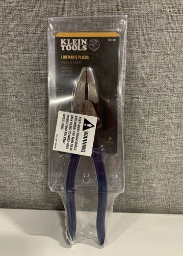 Klein Tools D213-9NE - 9" High Leverage Side Cutting Pliers Lineman's ...