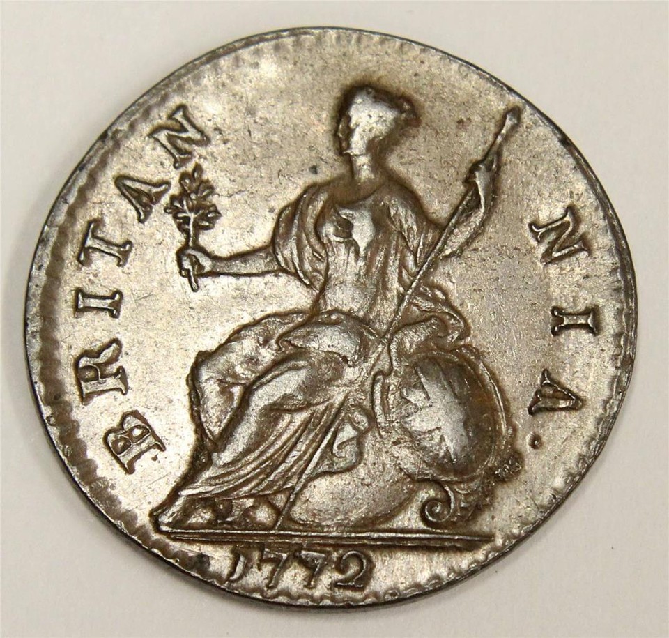 1772 Great Britain half penny | eBay