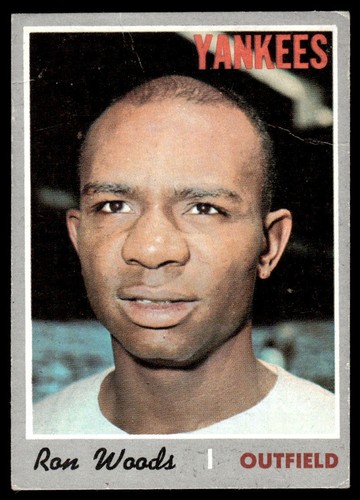 1970 Topps Ron Woods #253 New York Yankees Baseball Card | eBay