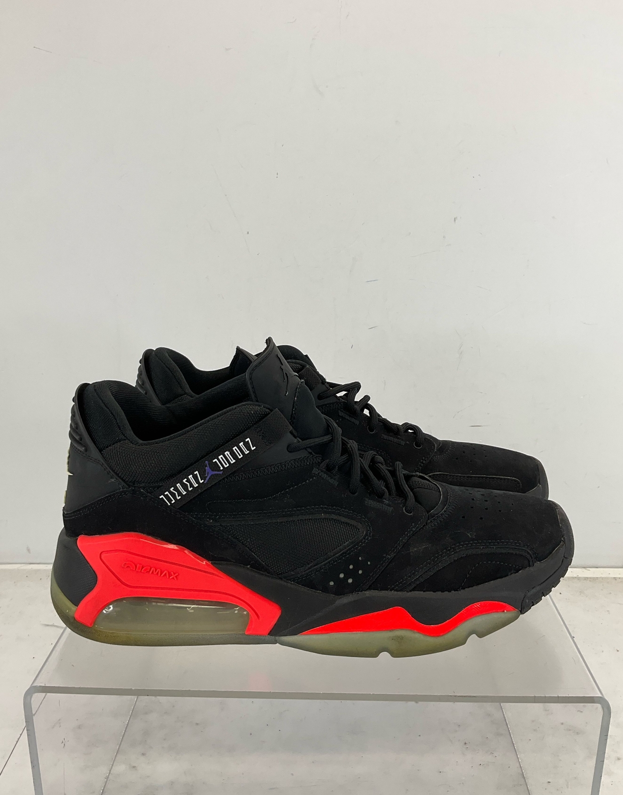 Nike Air Jordan Point Lane Black Infrared Lace-Up Bas… - Gem