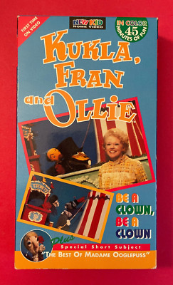 Kukla, Fran and Ollie - Be A Clown, Be A Clown - VHS 604629125337| eBay