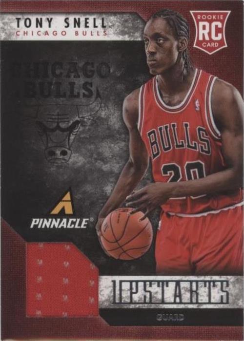 2013-14 Panini Pinnacle - Upstarts Jerseys Tony Snell #13 (MEM, RC) for ...