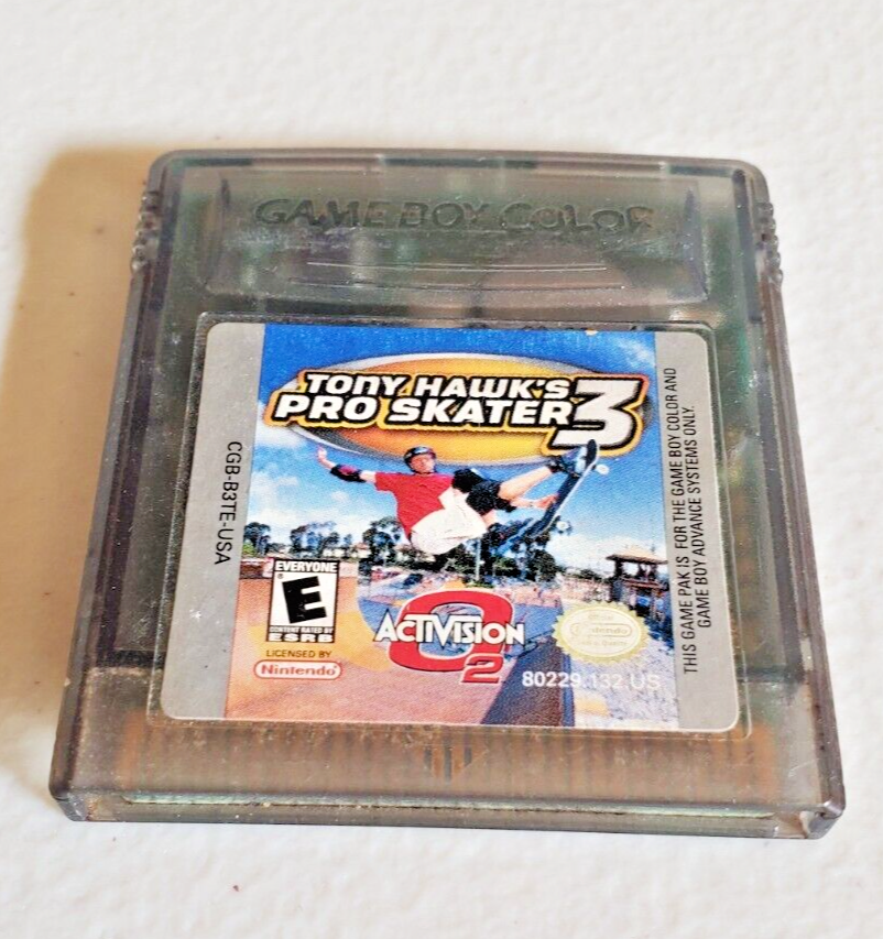 Tony Hawk 3 - Nintendo Game Boy Color Authentic 180 Day Guarantee ...