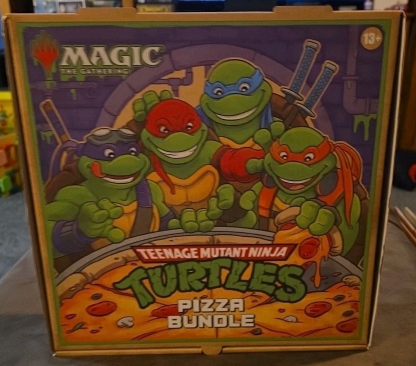 TMNT Pizza Box Bundle NYCC 2025 Promo MTG Teenage Mutant Ninja Turtles ...