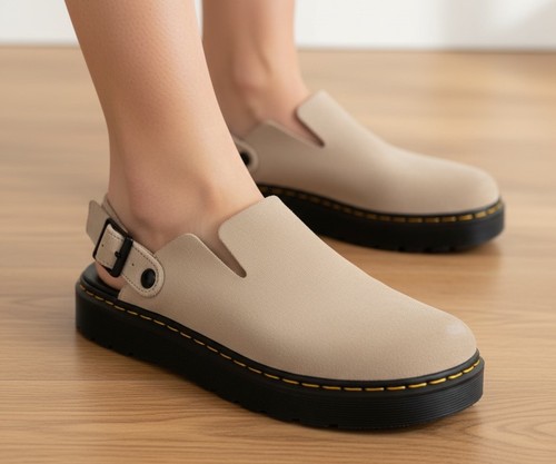 Doc Dr. Martens Carlson Slingback Clog Mule Men's 8 Women's 9 Beige ...