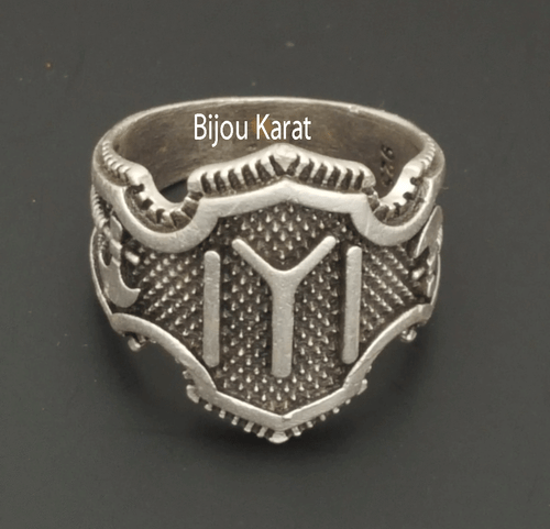 Kayi Boyu Ertugrul Dirilis Herren Erkek Silber Ring Selcuklu Bozkurt ...