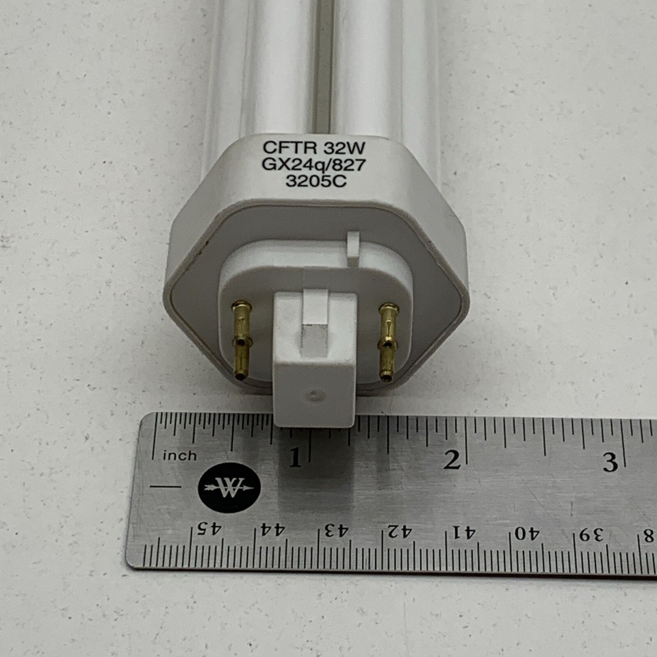 Luma CFTR32W/GX24q/827 Fluorescent 32W CFL Triple PL Lamp Light Bulb ...