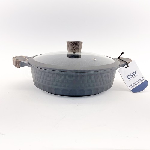 D&W Deane&White Nonstick Low Casserole / 11 In Pan Skillet With Lid ...