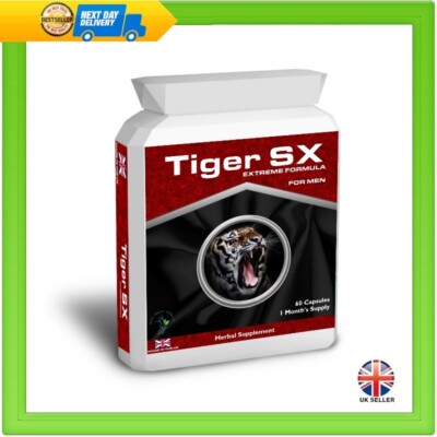 Male Enhancement Natural Capsules Tiger SX Pills | eBay UK