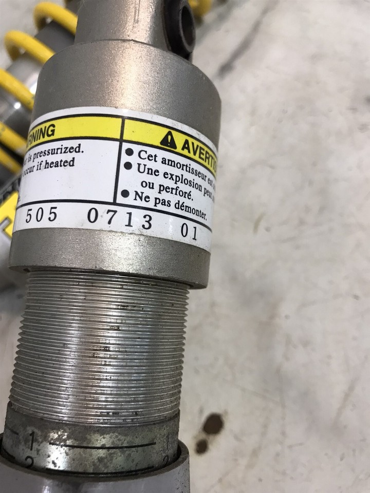 04 Ski-Doo MXZ Adrenaline 600 HO REV HPG front shocks Springs set right ...
