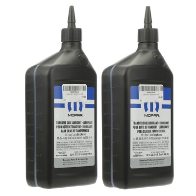 JEEP DODGE CHRYSLER RAM TRANSFER CASE LUBRICANT 2-(32 FL OZ) OE MOPAR ...