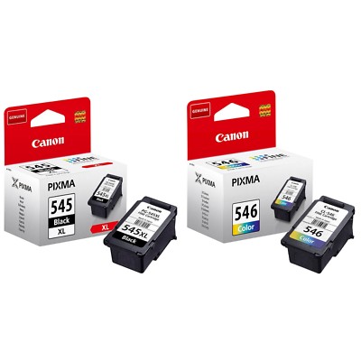Canon PG545XL Black & CL546 Colour Ink Cartridge For PIXMA MG2900 ...