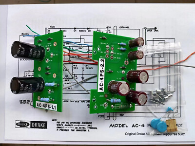 Drake AC-4 Power Supply Rebuild Kit w/ Pre-assembled Boards Tested | eBay