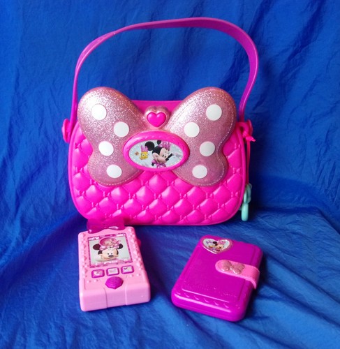 Disney Junior Minnie Mouse Happy Helpers Travel Bag Set Tested/Working ...
