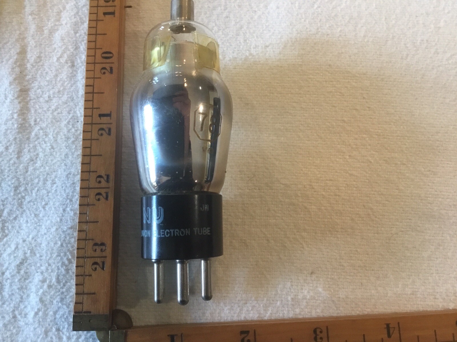 1 National Union Type 78 Vacuum Tube Filament Continuity Tested. Used ...