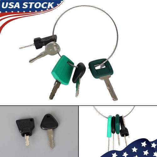 5 For Volvo Heavy Equipment Ignition Keys With Laser Cut Key Excavator ...
