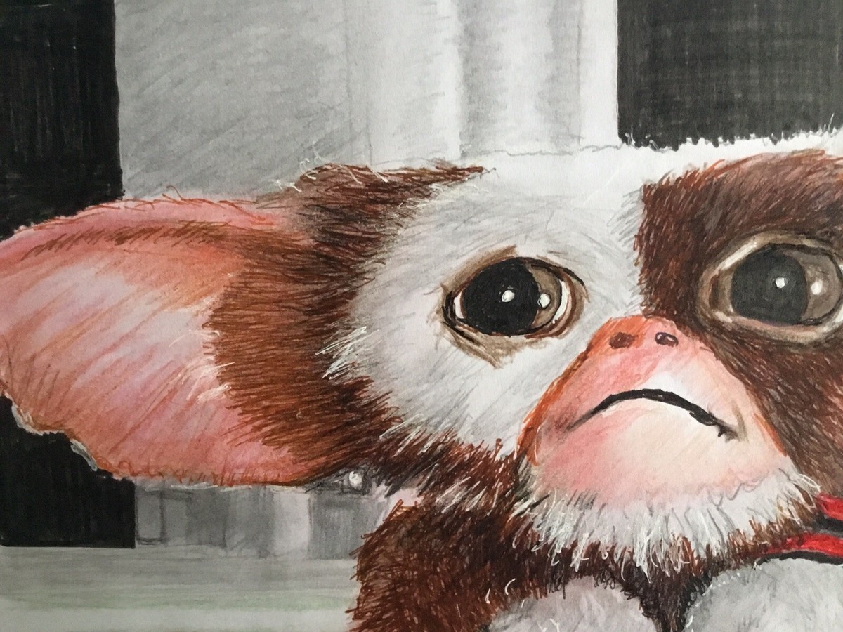 Gremlins Gizmo Drawing POP Figure Gremlins Gizmo With 3D Glasses