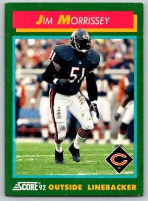 1992 SCORE JIM MORRISSEY CHICAGO BEARS #266 | eBay