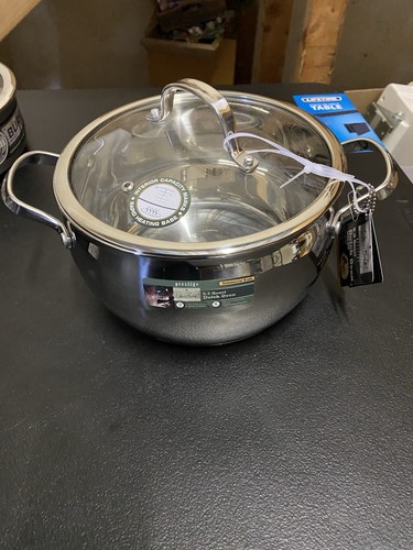 David Burke Splendor Pot Series Stock Pot With Glass lid 5.3-qt New | eBay