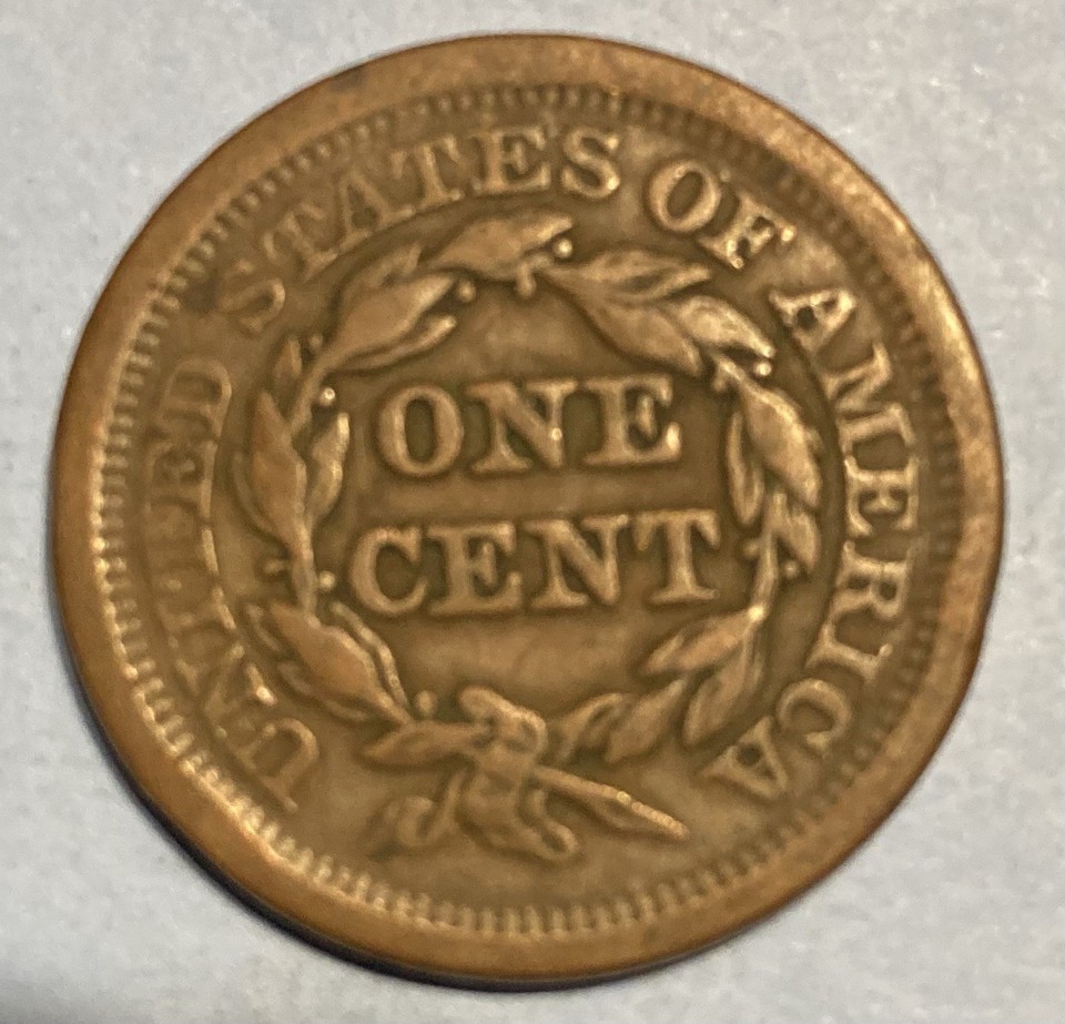 1850 Large Cent Braided Hair | eBay