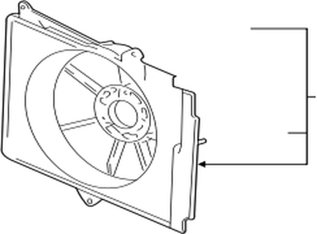 1671121030 Genuine TOYOTA Shroud Fan 16711-21030 for sale online | eBay