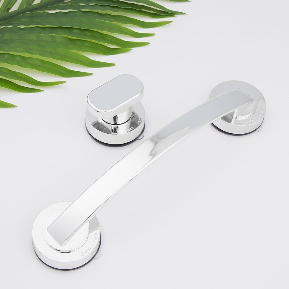 Bathroom Safety Grip Shower Grab Bar Suction Cup Handrail Bath Door ...