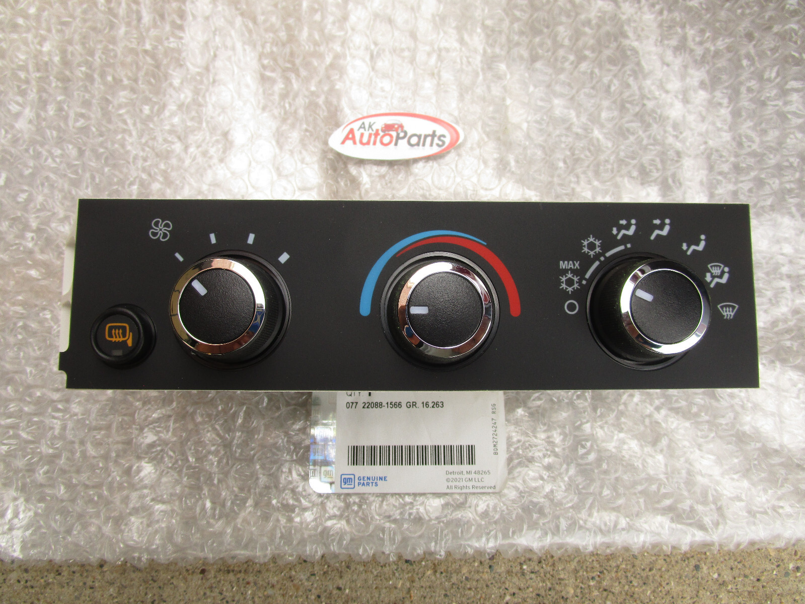 GMC SAVANA CHEVY EXPRESS A/C HEATER CLIMATE TEMPERATURE CONTROL NEW P/N ...