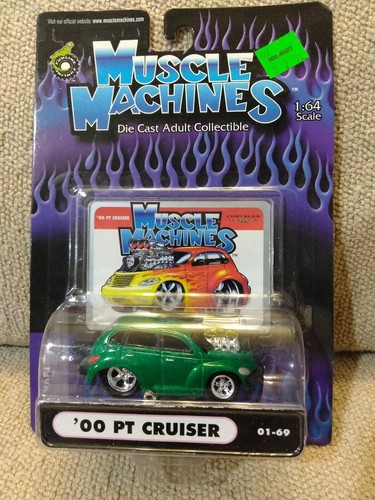 Muscle Machines '00 CHRYSLER PT CRUISER GREEN 1/64 | eBay