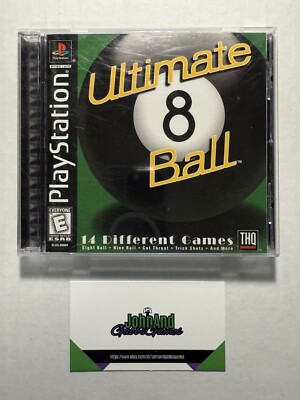 Ultimate 8 Ball PS1 Game (1999) - Complete, Good Condition, Fast ...