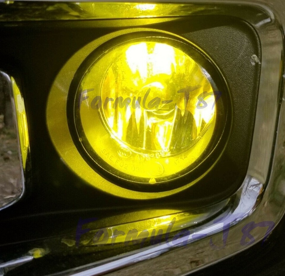 LED 20W H7 Golden Two Bulbs Head Light High Beam Replacement Lamp Fit ...