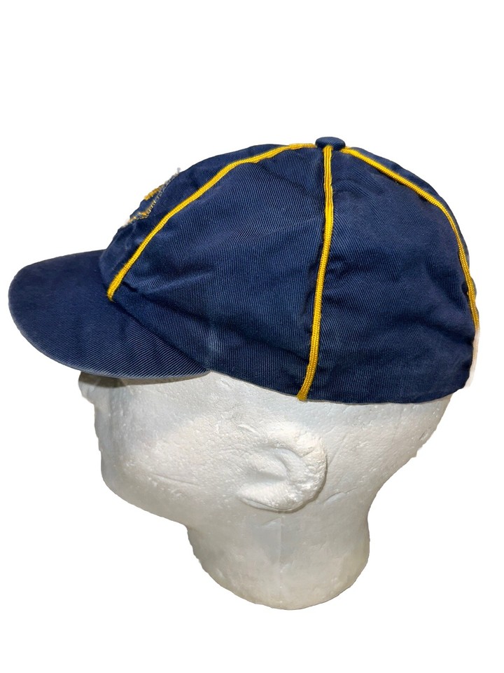Vintage Cub Scouts Baseball cap Navy Blue Yellow Snapback Wolf Logo ...