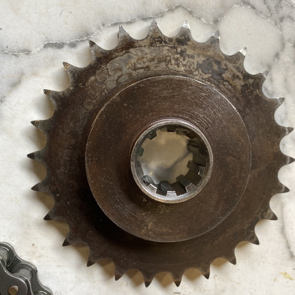 1969 Vintage Snowmobile Alouette GT Chain Case Sprockets And Chain Good ...