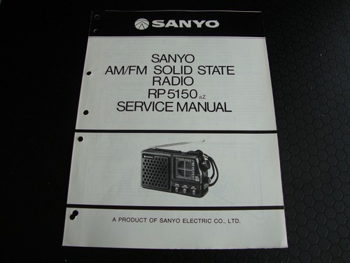 Schema manuale di servizio originale SANYO RP 5150 | eBay