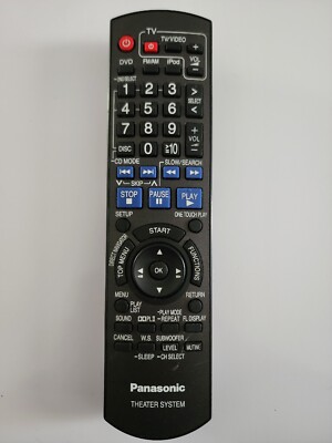 Panasonic N2QAYB000214 Theater System Remote for SA-PT1054, SA-PT760 ...
