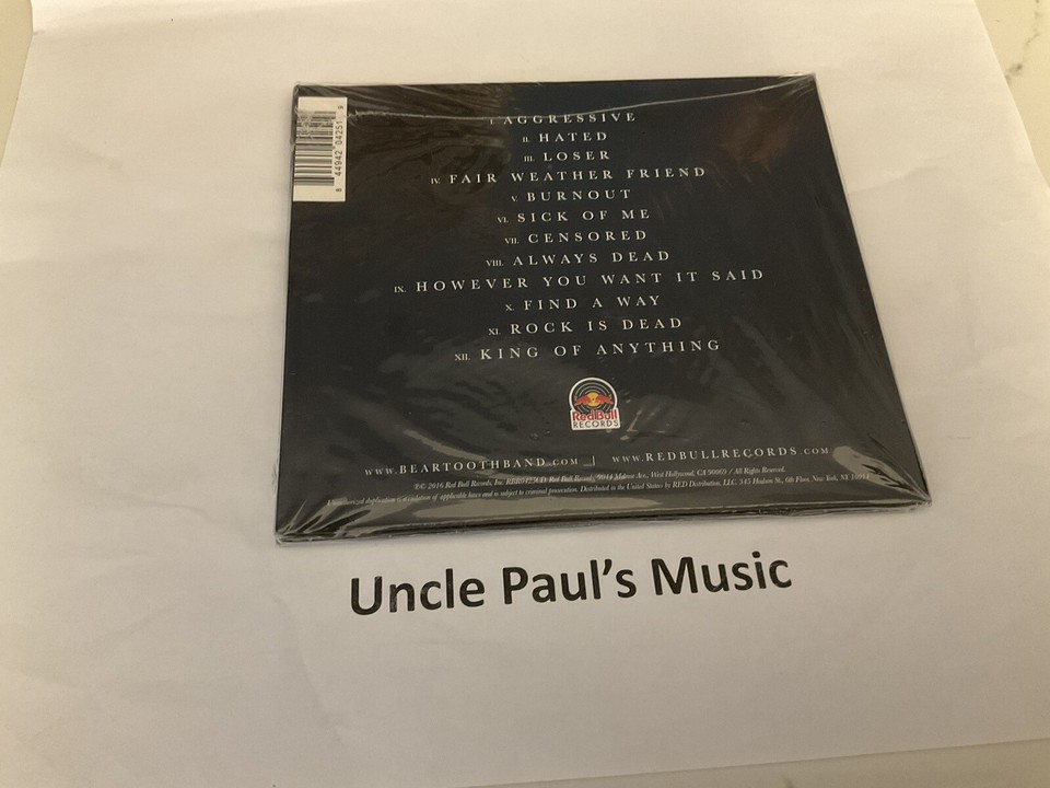 Aggressive by Beartooth (CD, 2016) brand New Factory Sealed ...