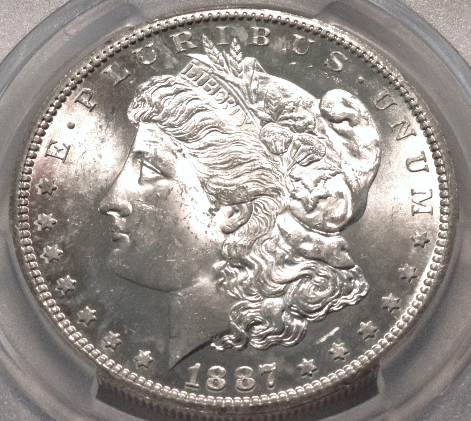 1887 S $1 PCGS MS 63 Morgan Silver Dollar, Choice Uncirculated Better ...
