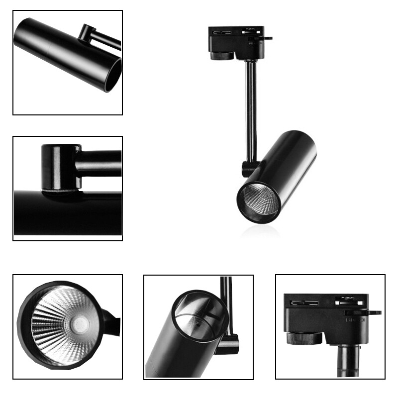 10W LED COB Ceiling Lamp Track Rail Spotlight Picture Light Fixture ...