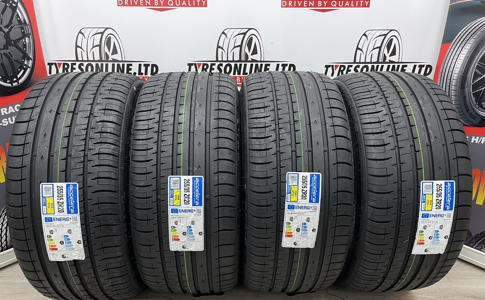 4 X 255 35 20 ACCELERA PHI-R 97Y XL 255/35ZR20 BRAND NEW | eBay UK