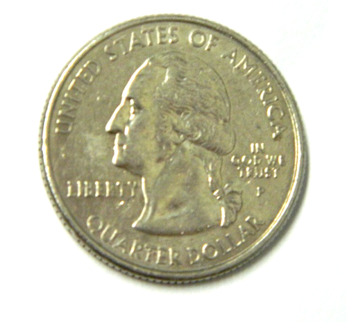 2004 US WISCONSIN QUARTER COIN DIE CHIP POPCORN ERROR - VERY RARE ...