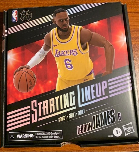 2022 Hasbro Starting Lineup Series 1 Lebron James Los Angeles Lakers ...
