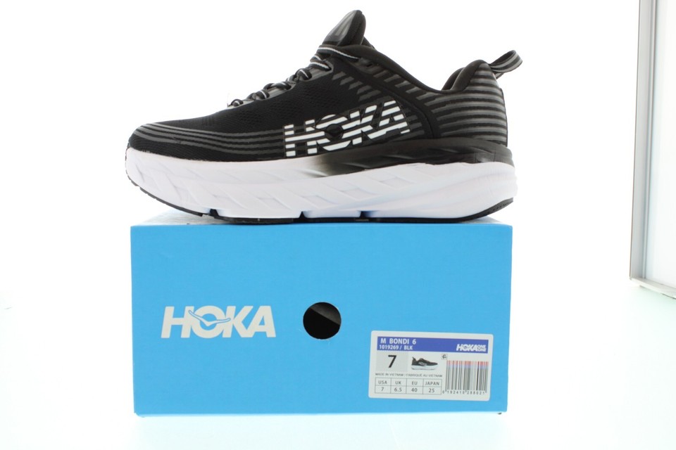Hoka Bondi 6 Running Shoes Hoka One Men's Low Top Cushioned Sneakers ...