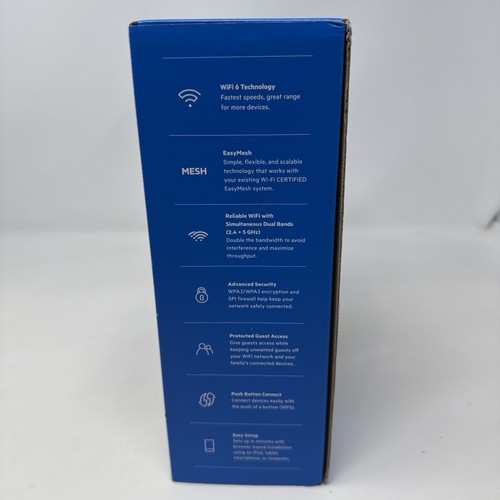 Linksys AX3200 3.2 Gbps Dual-Band WiFi 6 Router (E8450) 4 Gigabit ...