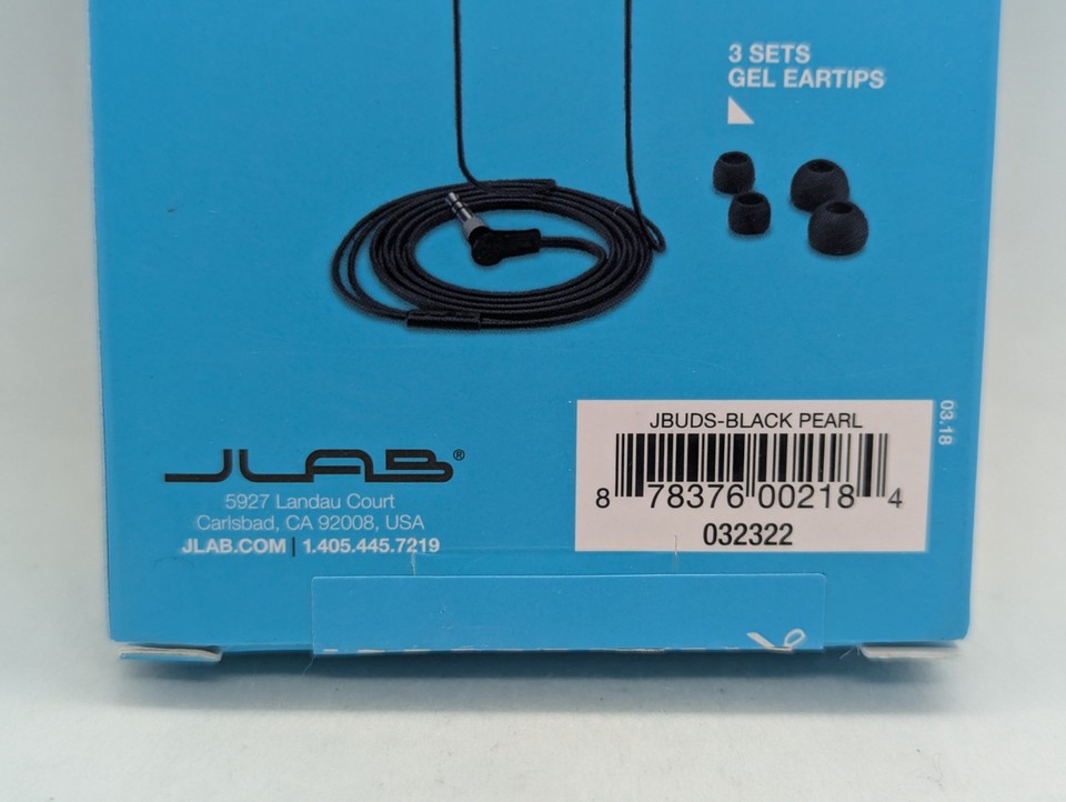 JLAB JBuds 2 Signature Earbuds Ultimate Sound Natural Comfort (Black ...